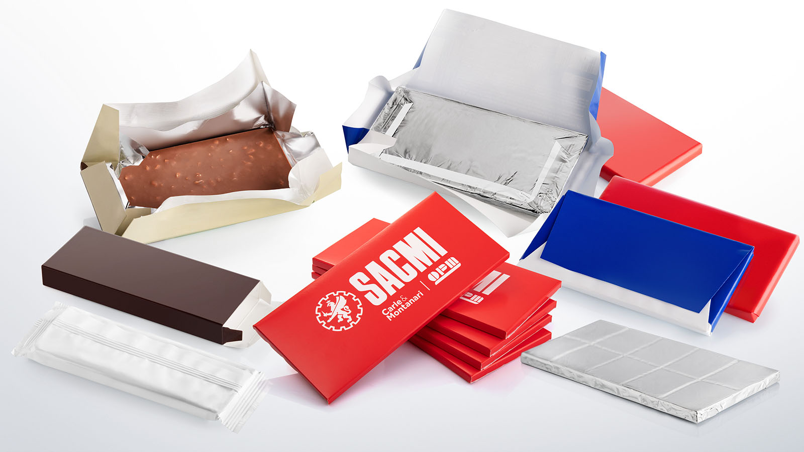 Wrapping machines for chocolate tablets and bars | SACMI